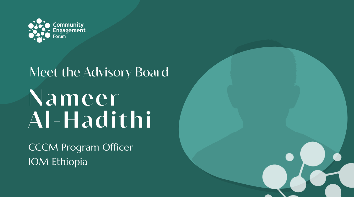 The Community Engagement Forum | CCCM Cluster