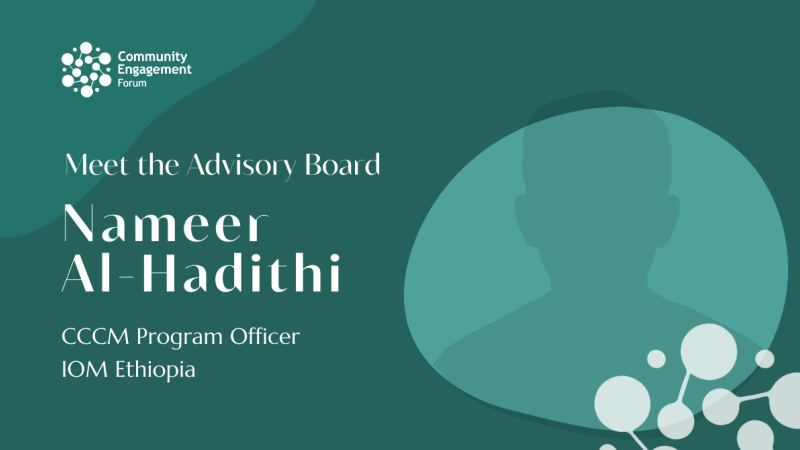 The Community Engagement Forum | CCCM Cluster