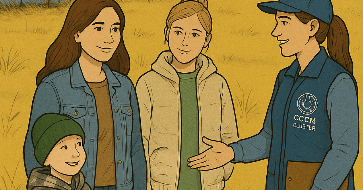 Human Impact Stories - Evgeniia and Rokada, April 2025 | CCCM Cluster